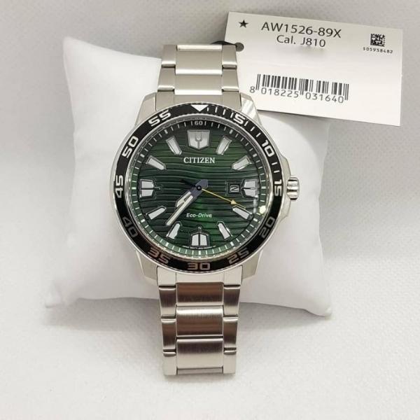 NEW Citizen Eco-Drive Sports Stainless Steel Mens Watch (AW1526-89X ...