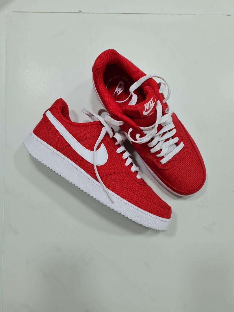 Nike Court Vision Low - University Red, Men's Fashion, Footwear ...