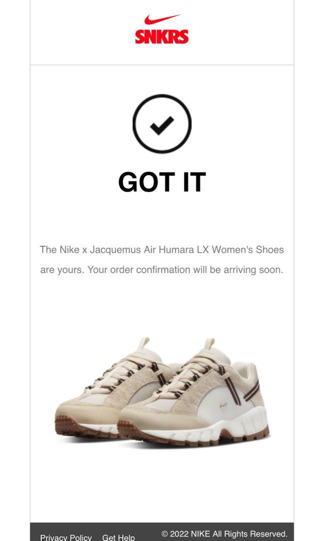 Nike x Jacquemus Air Humana LX, Men's Fashion, Footwear, Sneakers on ...