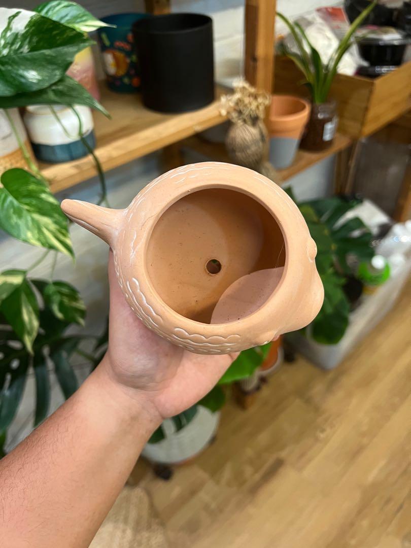 Nordic Terracotta Fish Planter Pot, Furniture & Home Living, Gardening ...