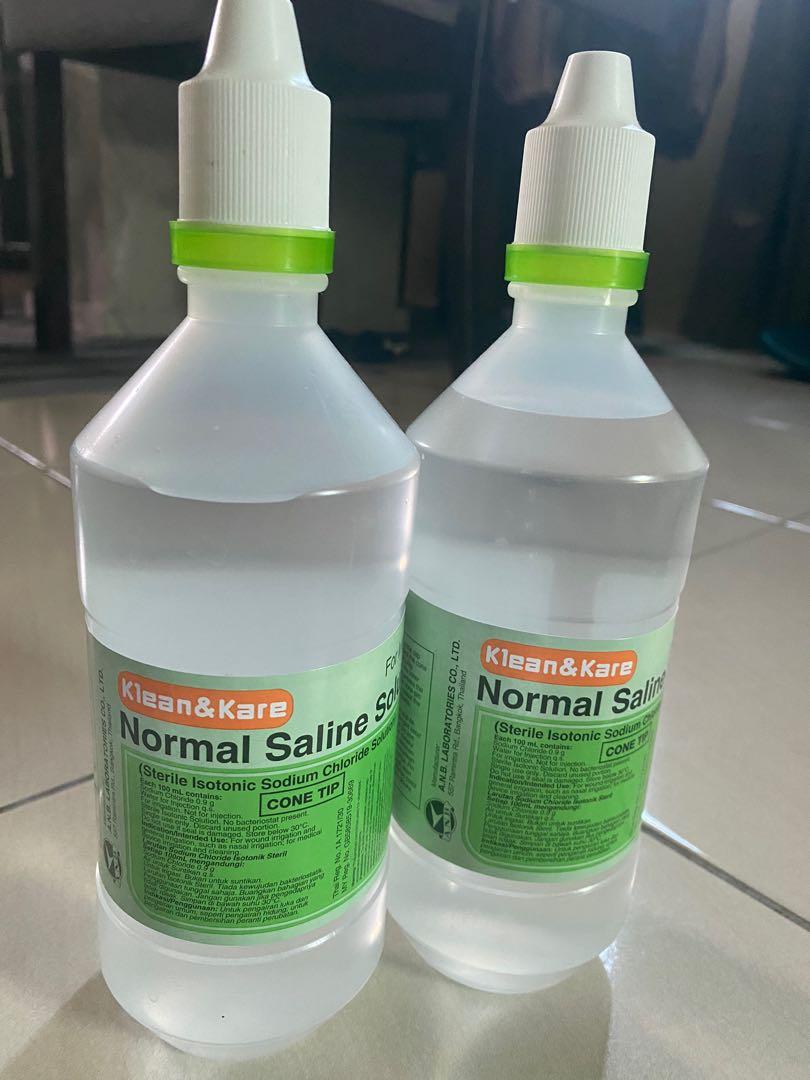 Normal Saline Solution, Beauty & Personal Care, Vision Care on Carousell