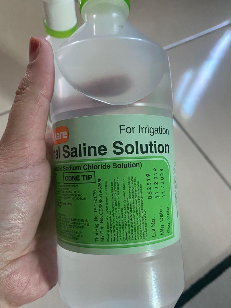 Normal Saline Solution, Beauty & Personal Care, Vision Care on Carousell