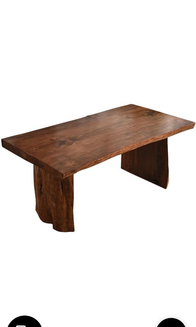 NZ Whole solid Wood 80mm thickness Dining table, Furniture & Home ...