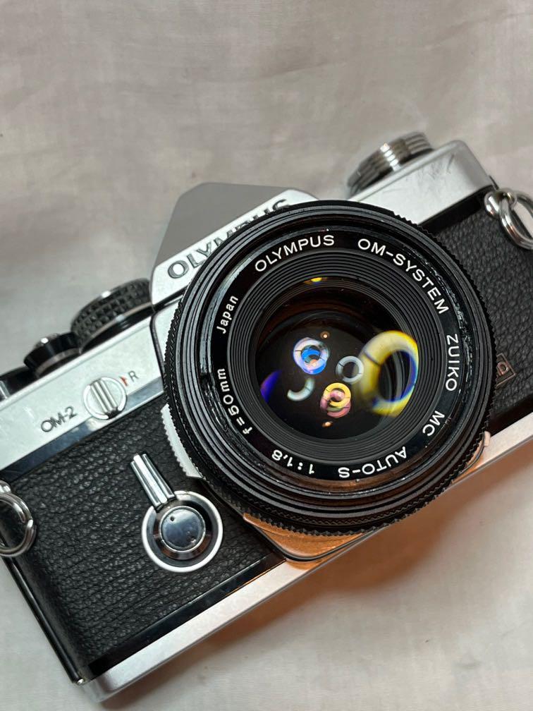 OLYMPUS OM2 & Lens, Photography, Cameras on Carousell