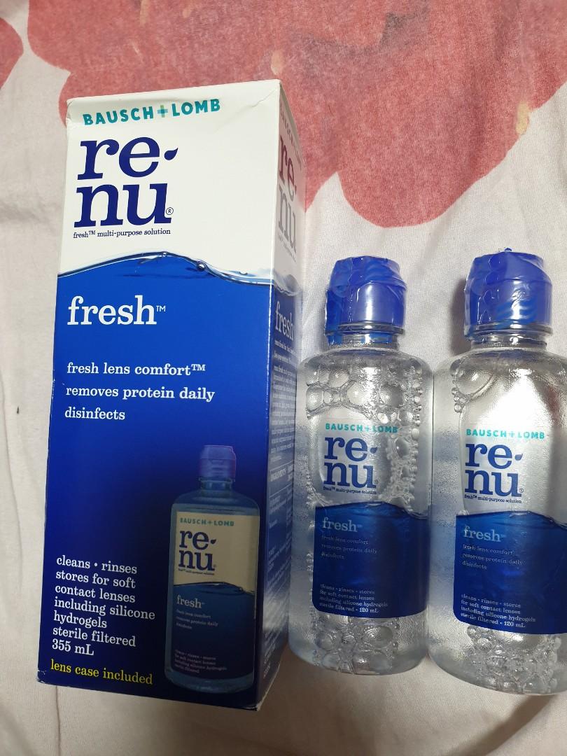 one 355 ml ,another two 120ml, Beauty & Personal Care, Vision Care on Carousell