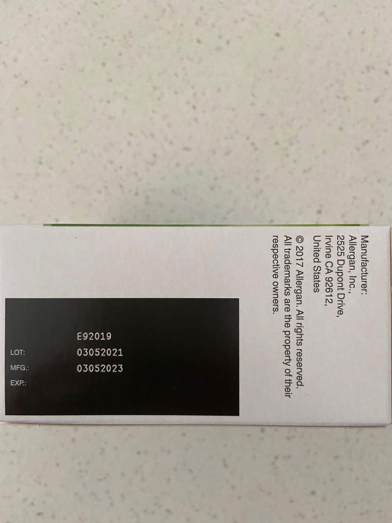 Optive Fusion UD Lubricant Eye Drop, Beauty & Personal Care, Vision ...