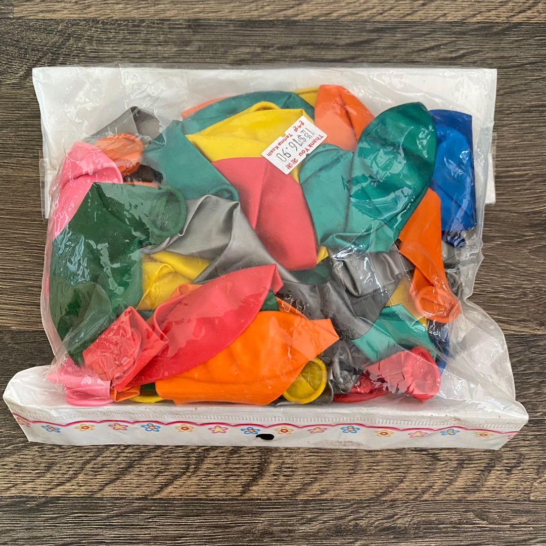 Packet of colourful balloons, Hobbies & Toys, Toys & Games on Carousell