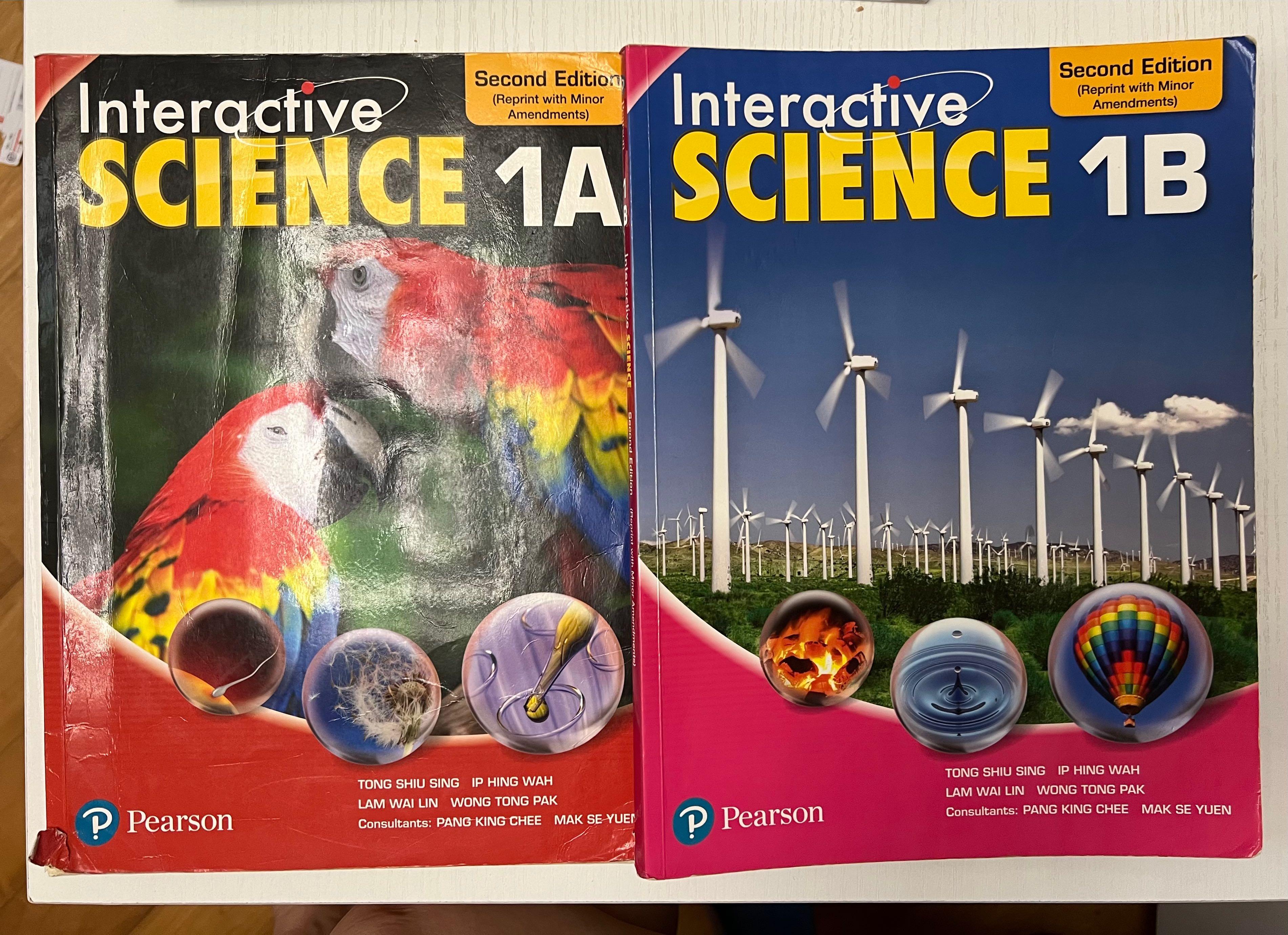 Pearson Interactive Science 1A 1B, 興趣及遊戲, 書本 & 文具, 教科書 - Carousell