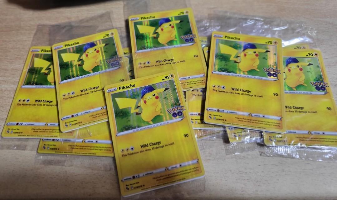 Pikachu Pokemon GO Promo Card, Hobbies & Toys, Toys & Games on Carousell