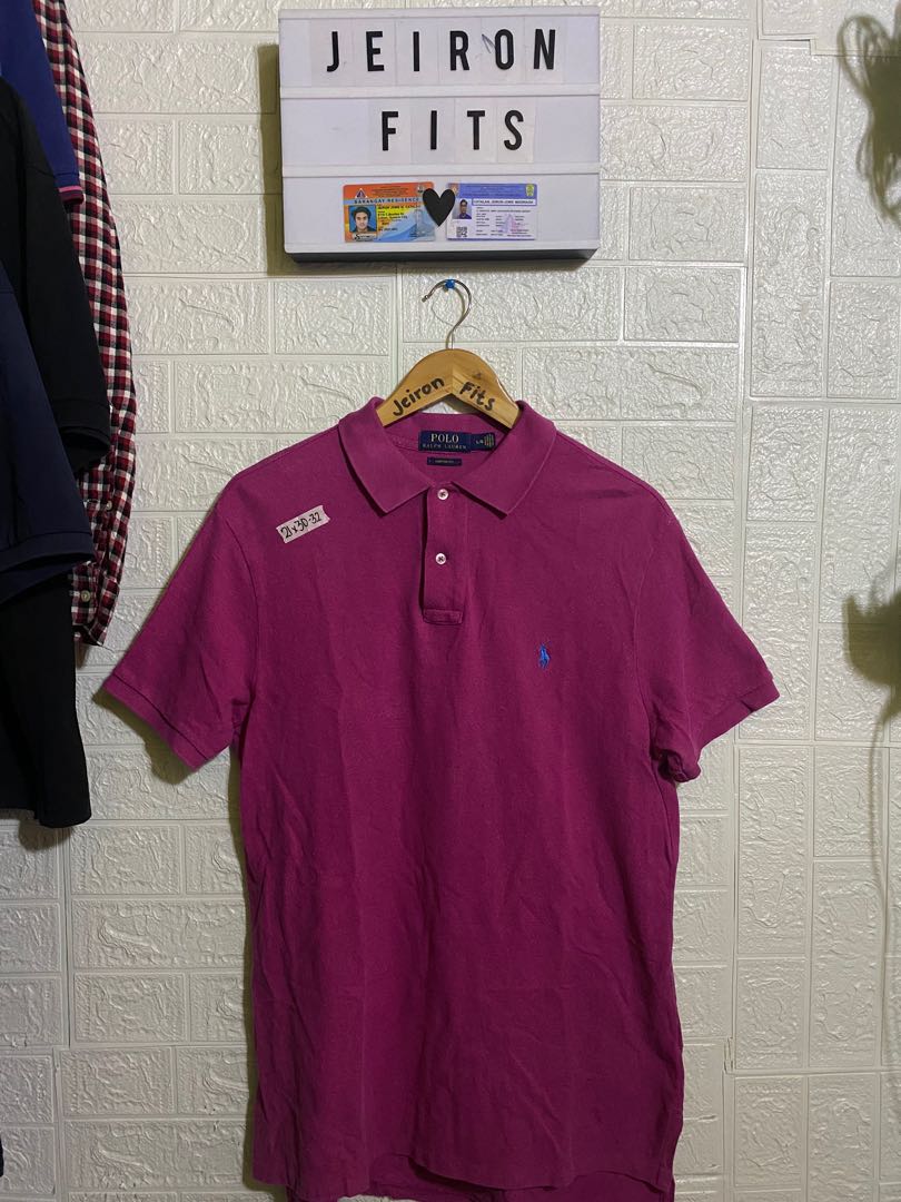 Polo Ralph Lauren Magentao, Men's Fashion, Tops & Sets, Tshirts & Polo ...