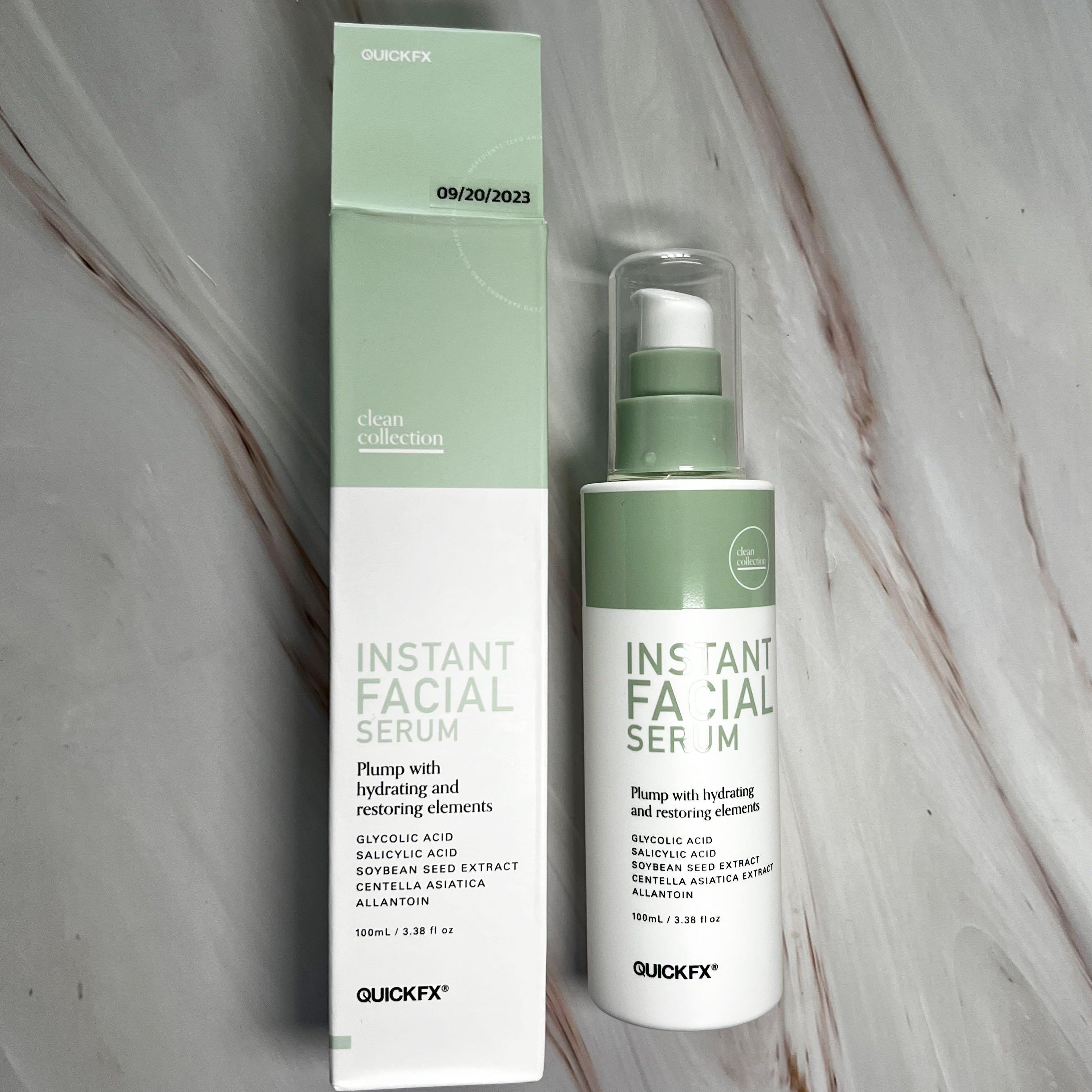 Quickfx Instant Facial Serum, Beauty & Personal Care, Face, Face Care ...