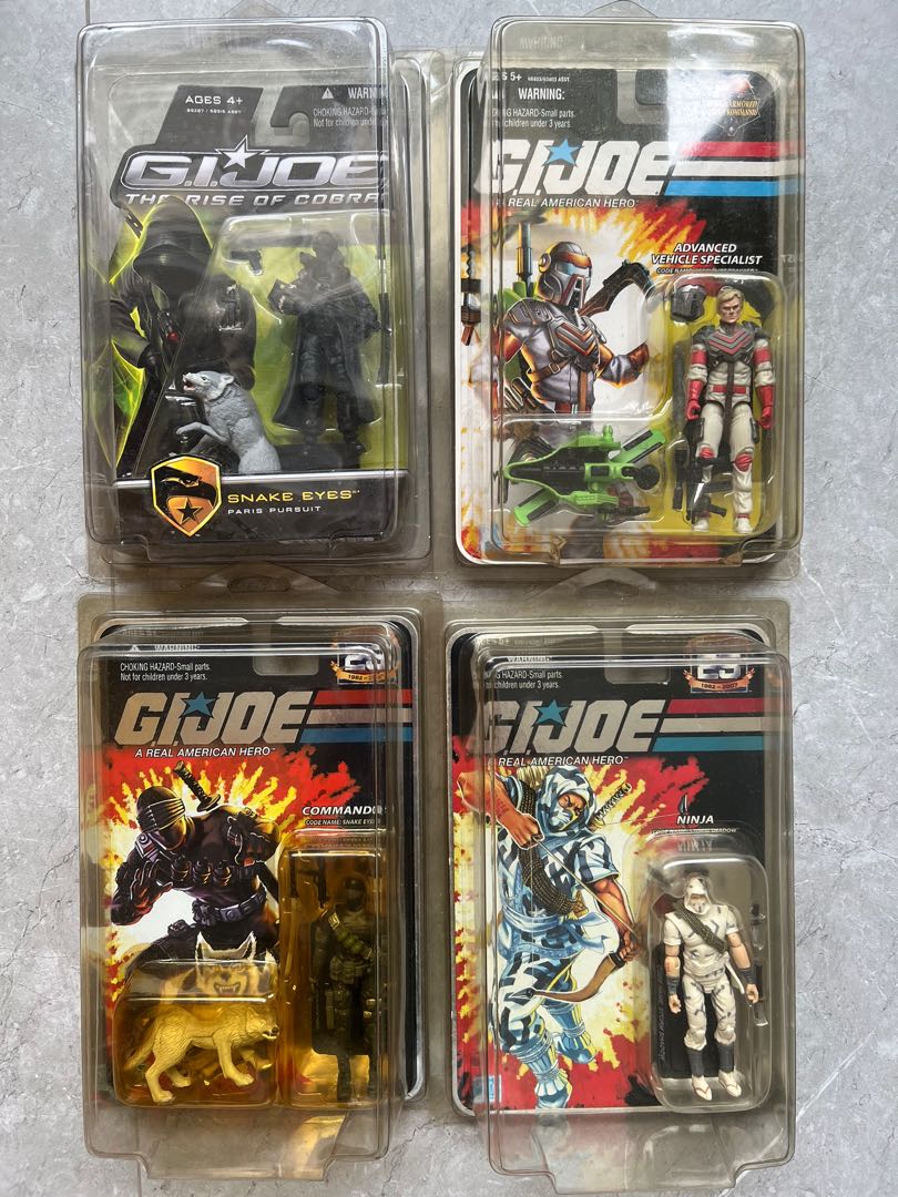 Rare G.I.Joe Figures Set of 4, Hobbies & Toys, Toys & Games on Carousell
