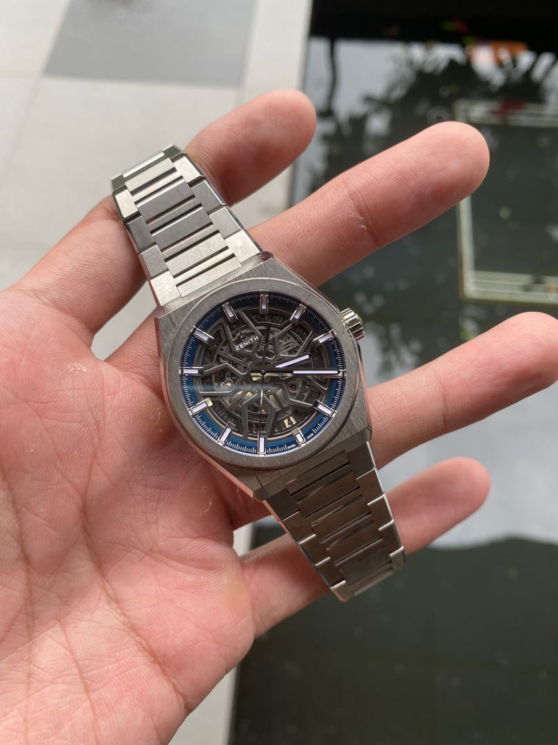 Full Set Zenith Defy Classic Openworked Titanium, Luxury, Watches on ...