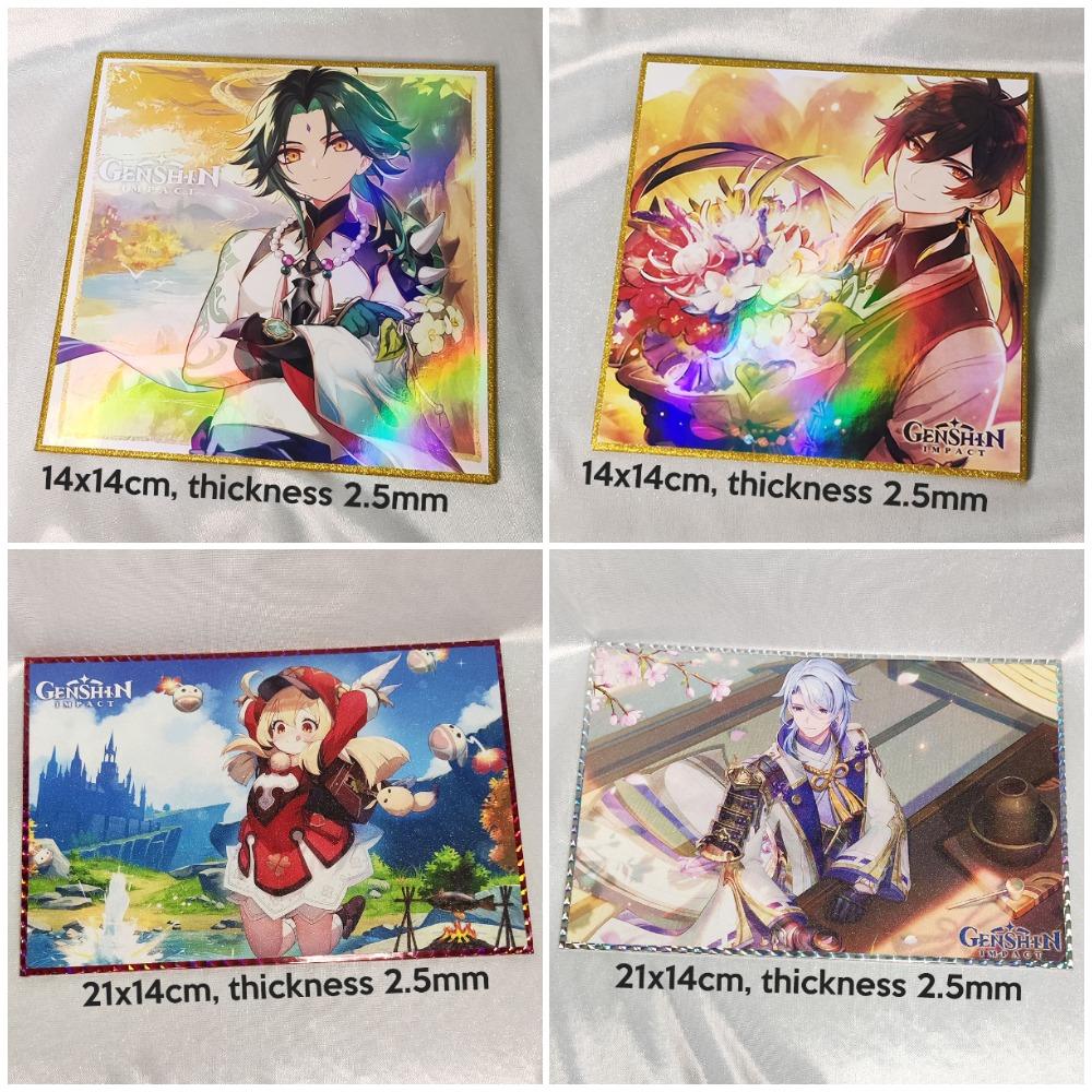 [READYSTOCKS] Genshin Impact Print Japanese Shishiki Laminated Genshin ...
