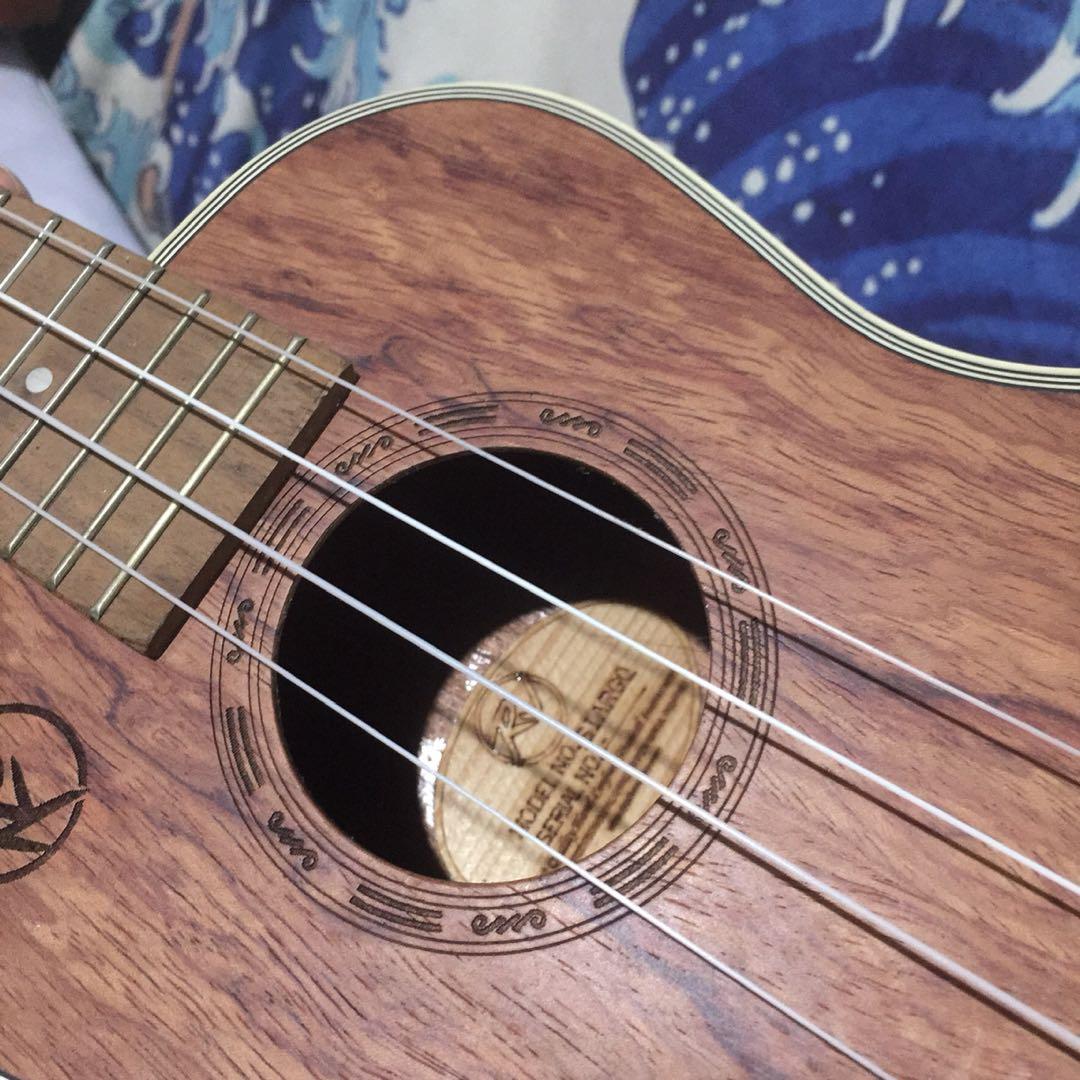 RJ premium ukulele siargao (concert), Hobbies & Toys, Music & Media ...