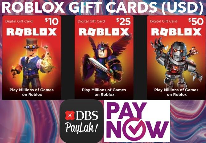 Roblox Digital Gift Cards (USD), Video Gaming, Gaming Accessories, Game ...