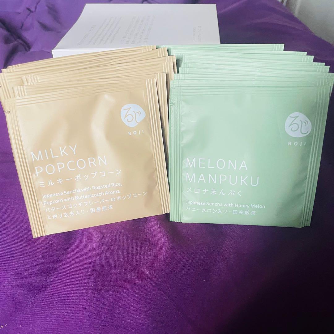 rojicha milky popcorn tea / rojicha melona manpuku, Food & Drinks ...