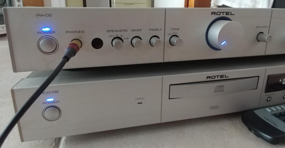 Rotel RA-02 / RA02 & RCD-02 / RCD02, Audio, Soundbars, Speakers ...