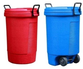 150Liters Round trash bin Trolling bin w/wheels or no wheels on Carousell