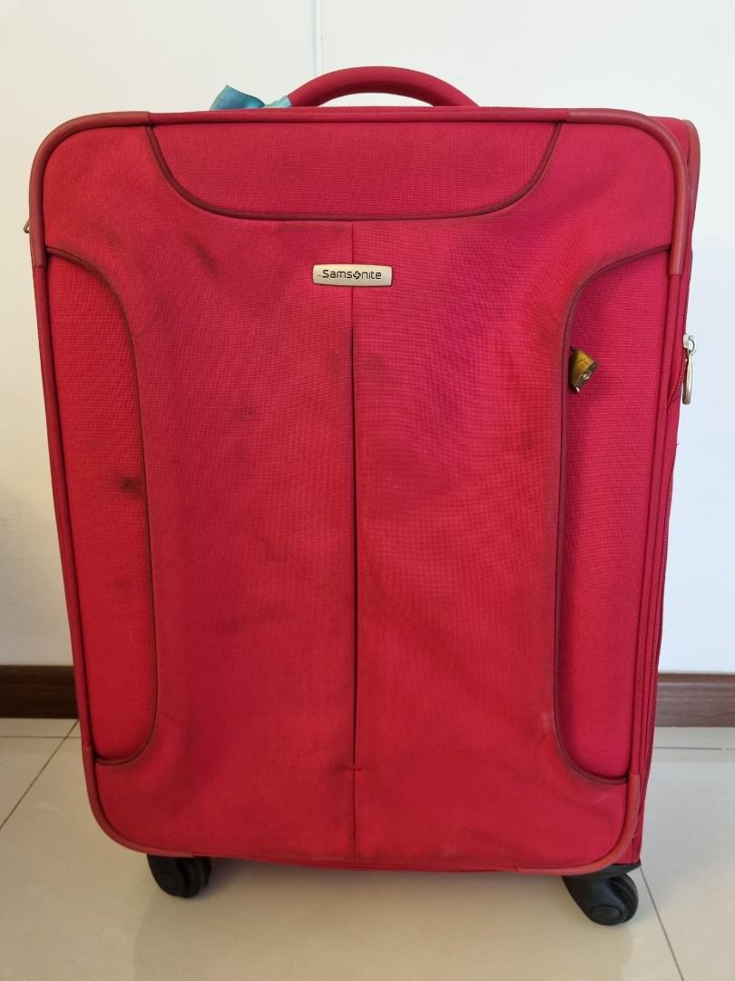 Samsonite luggage red, Hobbies & Toys, Travel, Luggage on Carousell
