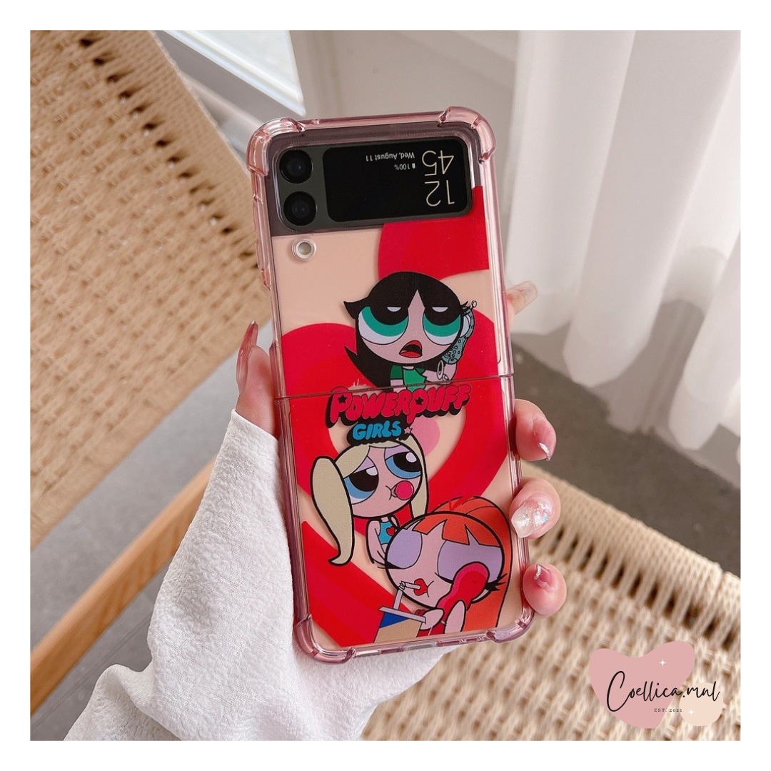 [Samsung] Coellica's Red Tone Powerpuff Girls Clear Samsung Z Flip 3 ...