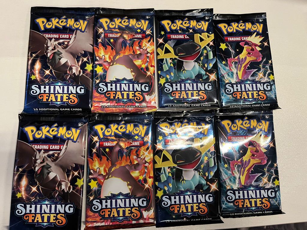 Shining Fates Pack Art Set Pokemon TCG Charizard Pikachu Lost Abyss ...