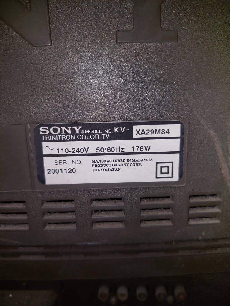Sony trinitron tv 30”, TV & Home Appliances, TV & Entertainment, TV on ...