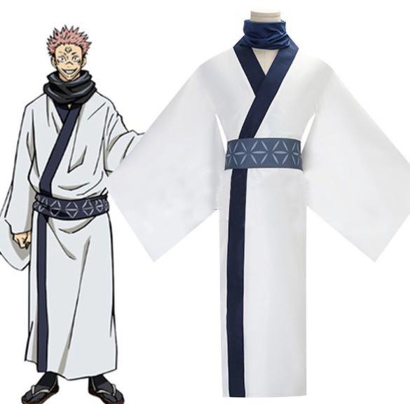 Sukuna Cosplay JJK Jujutsu Kaisen Ryomen Outfit Yukata, Hobbies & Toys ...
