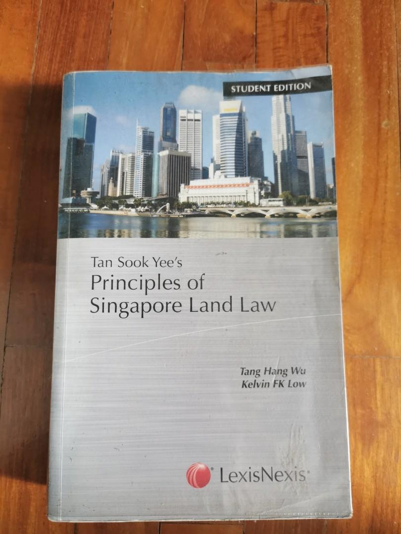 Tan Sook Yee's Principles of Singapore Land Law, Hobbies & Toys, Books ...