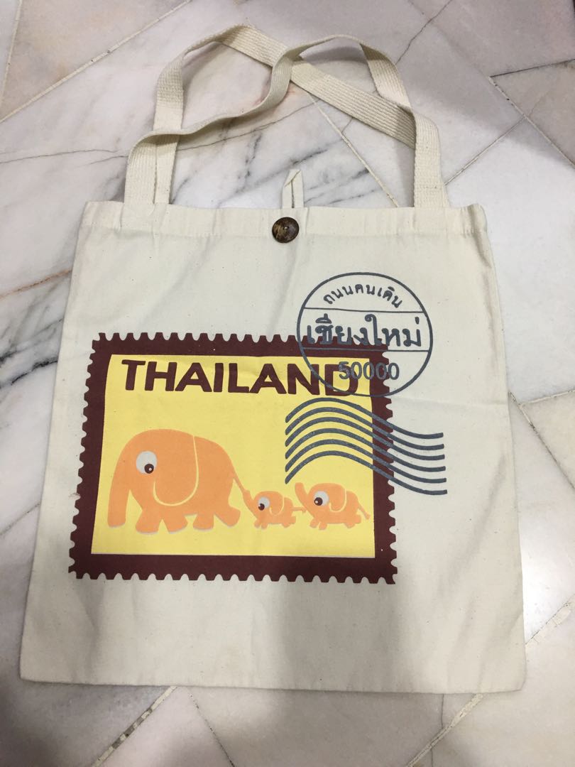 Thailand Tote Bag, Luxury, Bags & Wallets on Carousell