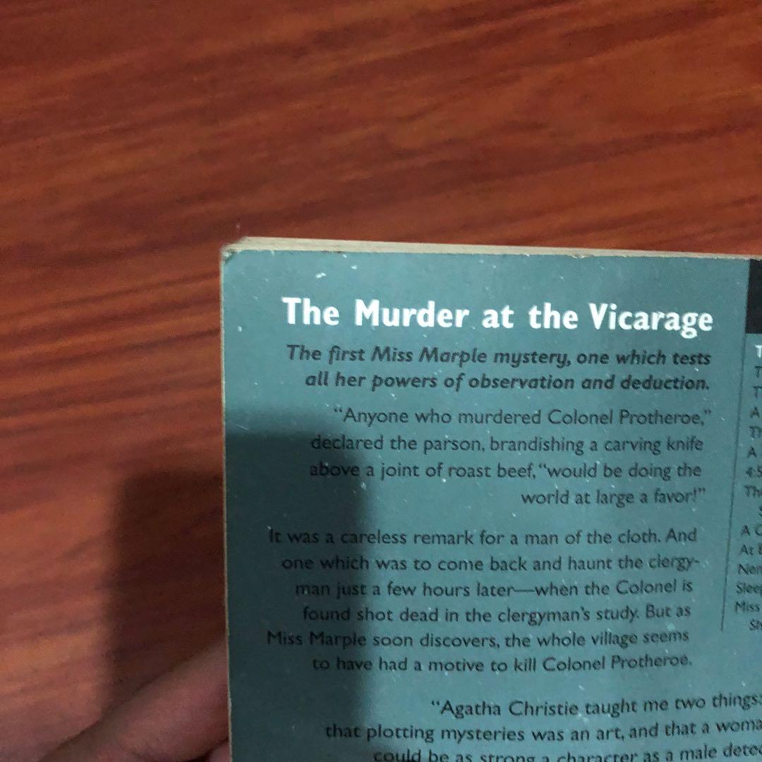 The Murder at the Vicarage - Agatha Christie, Hobbies & Toys, Books ...