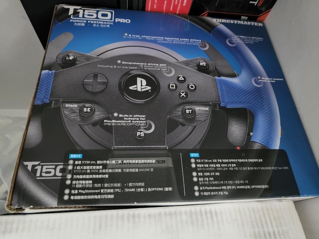 Thrustmaster T150 Pro Racing Wheel with T3PA for PC,PS4,PS3, Video ...