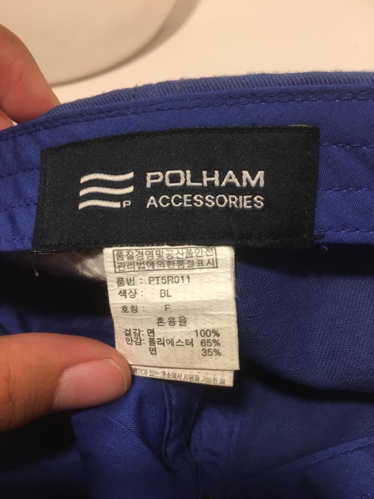 Topi logo A Polham, Fesyen Pria, Aksesoris, Topi di Carousell