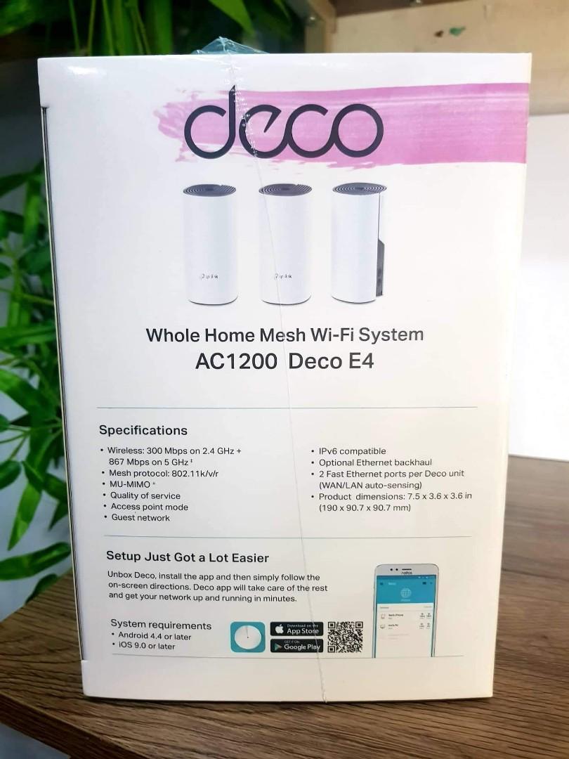 TP -LINK Deco AC1200 E4, Computers & Tech, Parts & Accessories ...