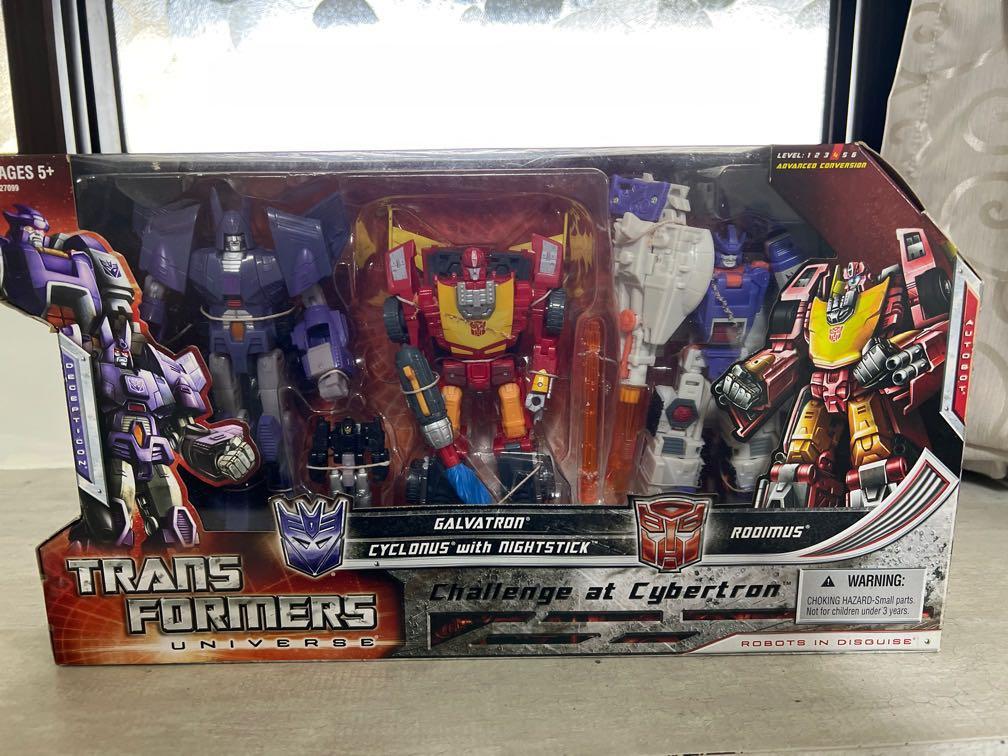 Transformers Universe Galvatron, Cyclones, Rodimus, Hobbies & Toys ...