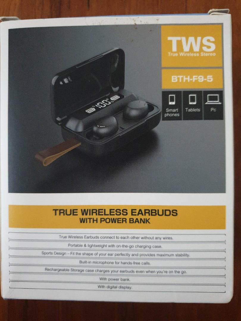 TWS wireless earbuds with power bank, Mobile Phones & Gadgets, Other ...