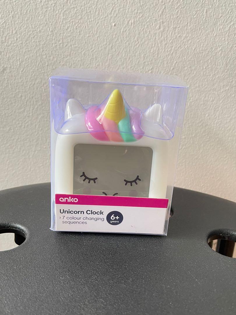 Unicorn digital clock, Everything Else on Carousell