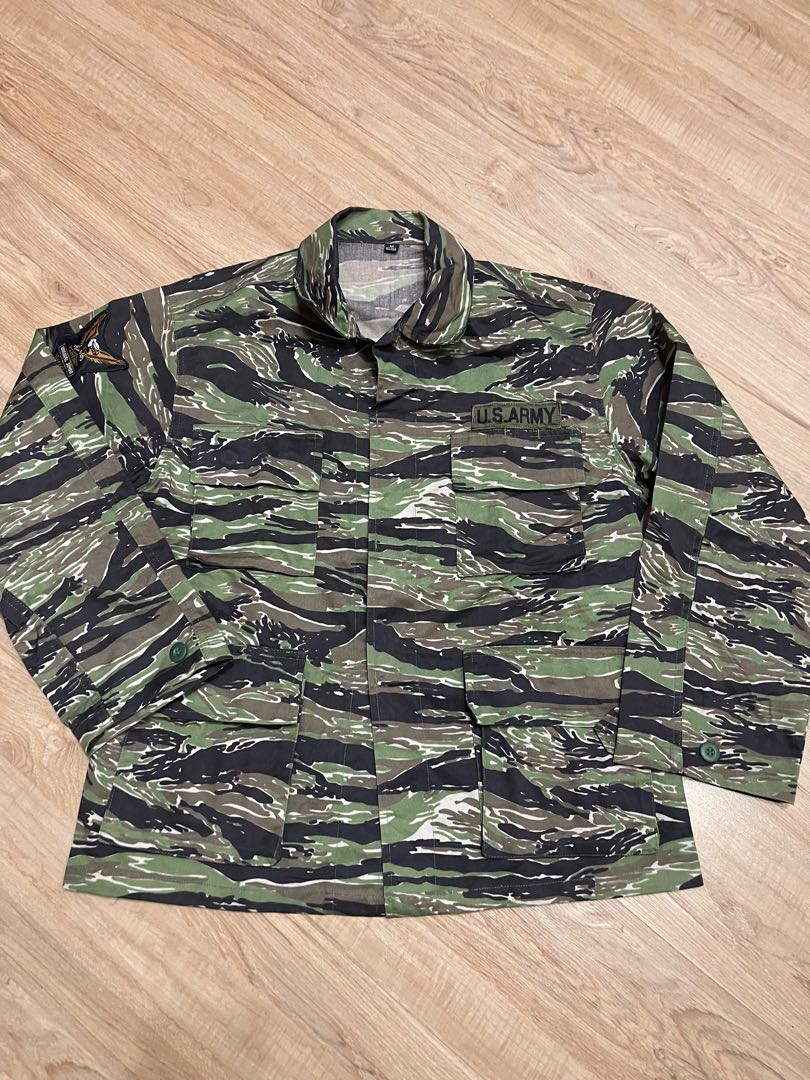 Us Army Tiger Stripe style Camo Jacket, Men's Fashion, Coats, Jackets ...