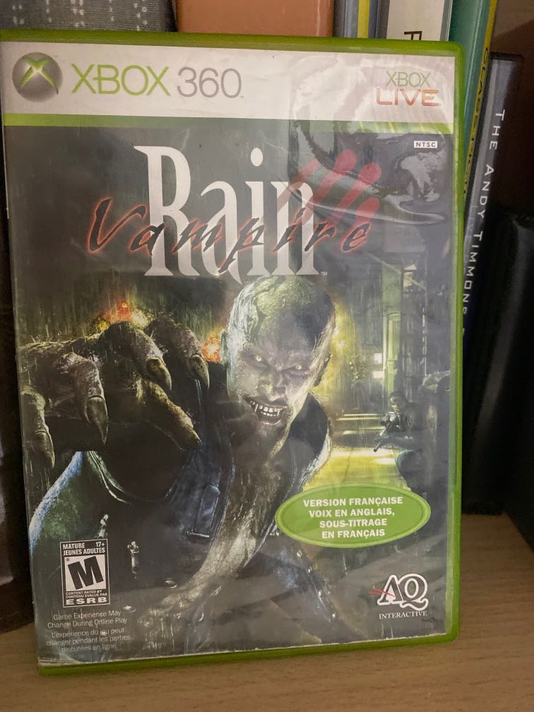 Vampire Rain, Video Gaming, Video Games, Xbox on Carousell