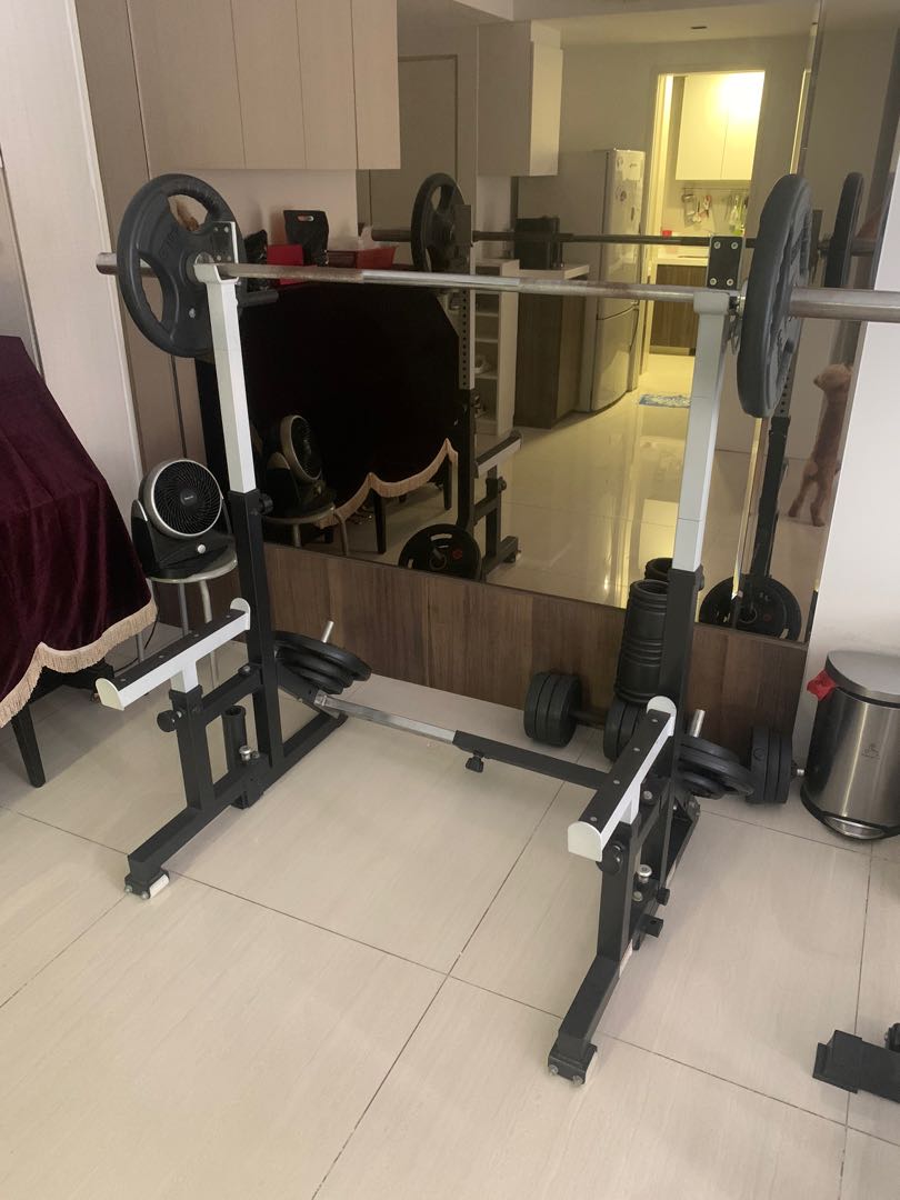 Vigor foldable half squat rack, Sports Equipment, Exercise & Fitness ...