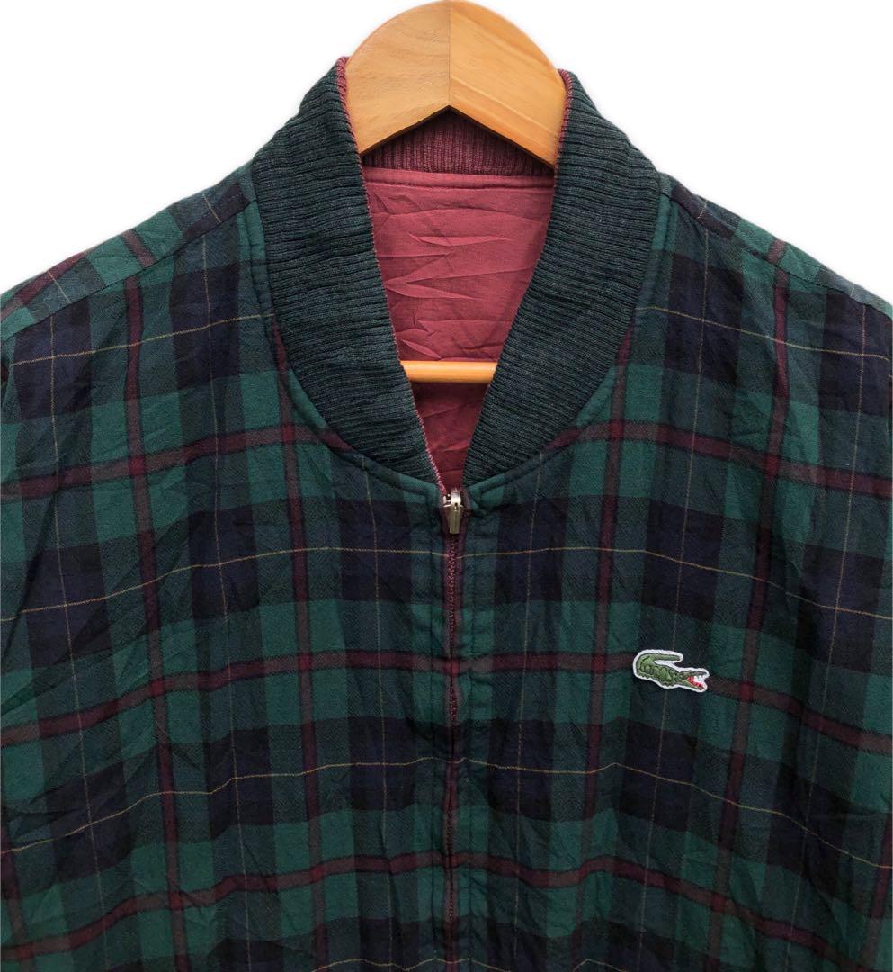 Vintage Lacoste Reversible Bomber Jacket, Men's Fashion, Coats, Jackets ...