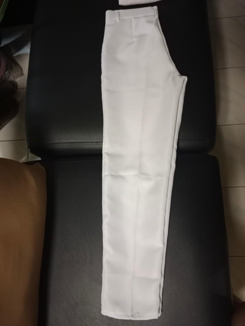 Well-Off White Slacks, Women's Fashion, Bottoms, Other Bottoms on Carousell