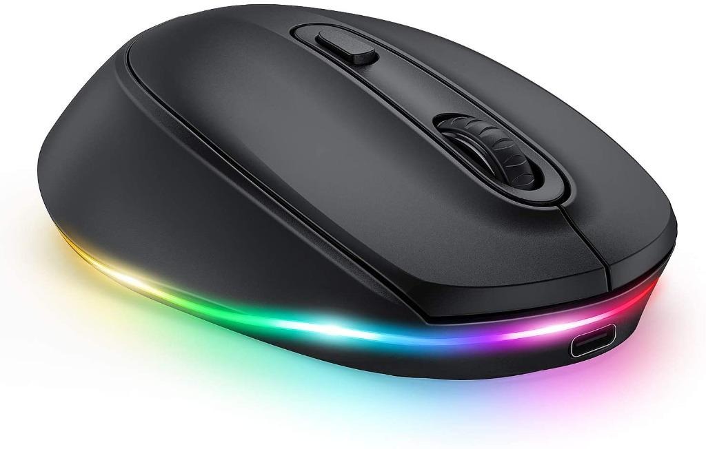 Wireless Bluetooth Mouse For Laptop, Seenda Led Rechargeable Silent ...