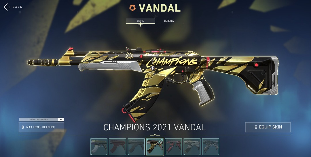WTS Champions Vandal Valorant Account, Video Gaming, Video Games ...