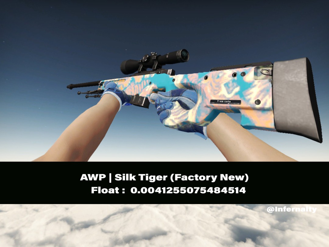 (0.004FV) AWP Silk Tiger FN CSGO SKINS KNIVES, Video Gaming, Gaming ...