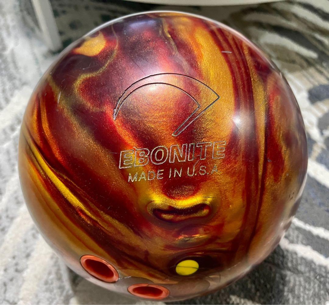 15lbs Bowling Ball (Ebonite Cyclone), Sports Equipment, Sports & Games ...