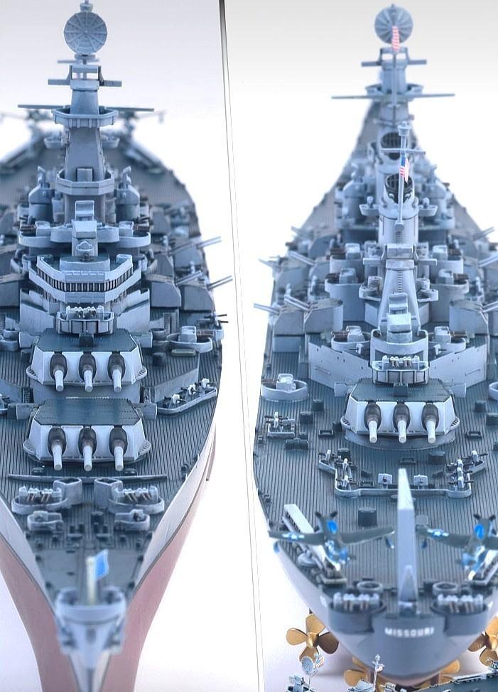 1/700 #14222 Academy Waterline/Full Hull USS Iowa Class Battleship ...