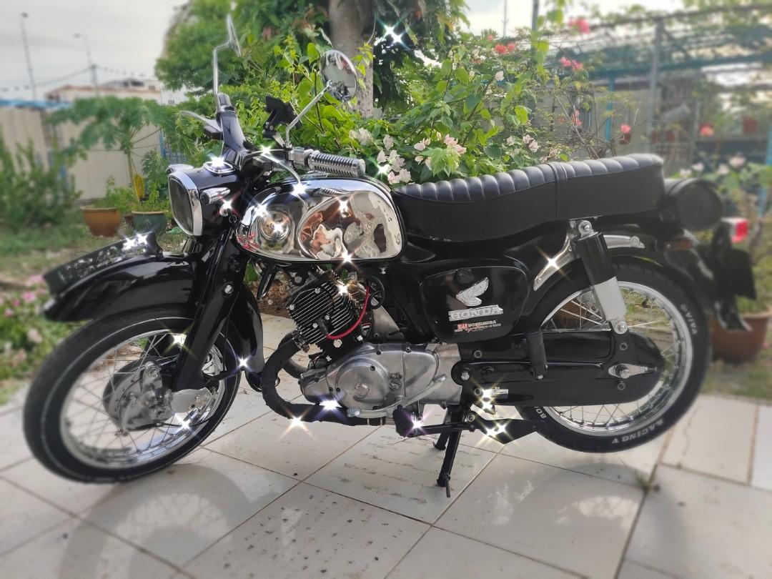 1963 Honda Benly C92 125cc Classic Vintage Bike, Motorbikes on Carousell