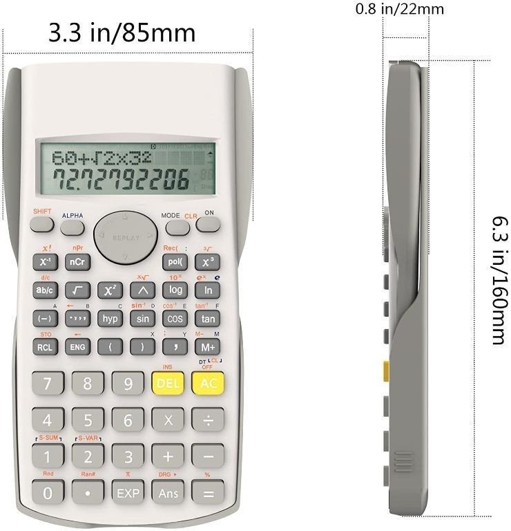 2-Line Engineering Scientific Calculator, Hobbies & Toys, Stationery ...