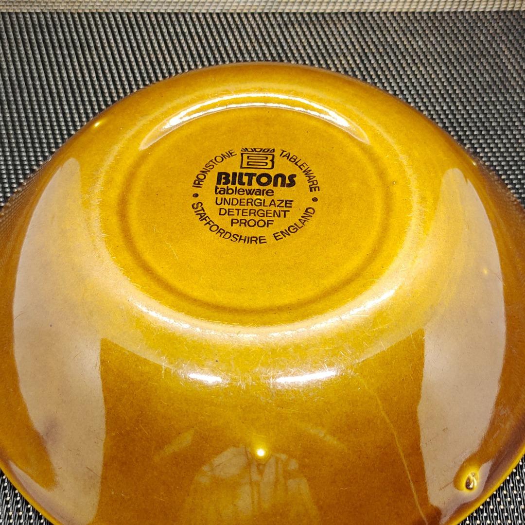 4pcs Vintage Biltons Staffordshire Ironstone Mid-century cereal bowl ...